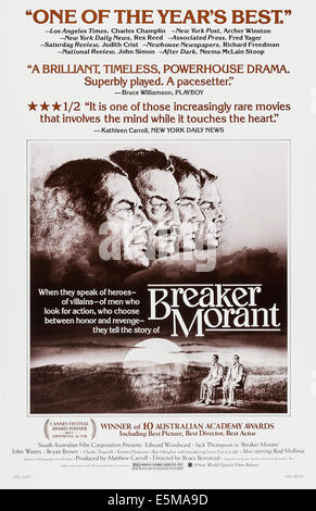 BREAKER MORANT, Edward Woodward, 1980 Stock Photo - Alamy