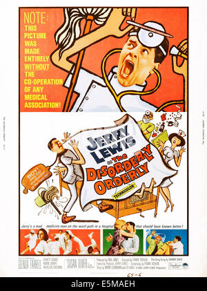 THE DISORDERLY ORDERLY, Jerry Lewis, 1964 Stock Photo - Alamy