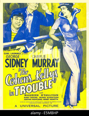 THE COHENS AND THE KELLYS IN TROUBLE, Charles Murray, Jobyna Howland ...