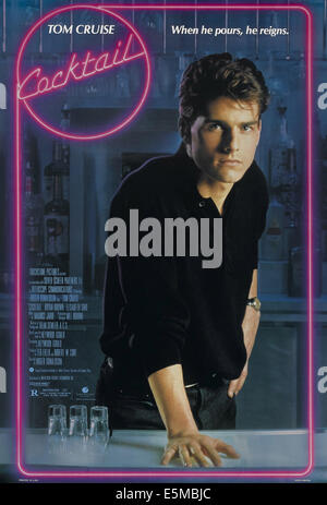 COCKTAIL, Tom Cruise, 1988. ©Buena Vista Pictures/courtesy Everett ...