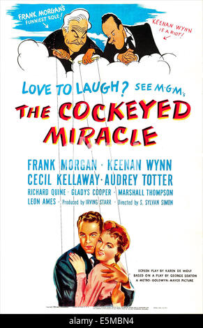 THE COCKEYED MIRACLE, from left, Audrey Totter, director S. Sylvan ...