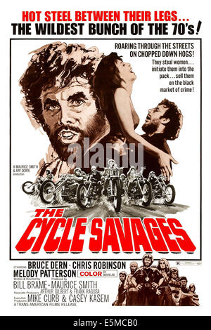 THE CYCLE SAVAGES, Bruce Dern, 1969 Stock Photo - Alamy