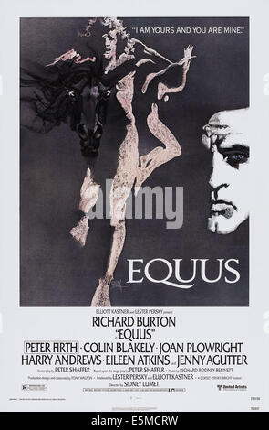 EQUUS, Richard Burton, 1977 Stock Photo - Alamy