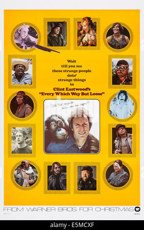 Clint Eastwood, Clyde / Every Which Way But Loose 1978 directed by ...