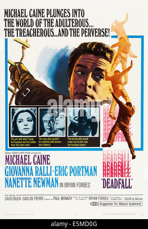 DEADFALL, Eric Portman, Michael Caine, 1968, TM and Copyright (c) 20th ...