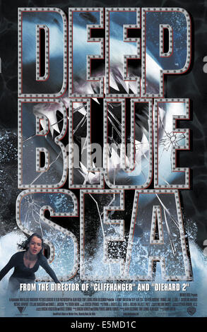 DEEP BLUE SEA, Saffron Burrows, Samuel L. Jackson, Thomas Jane, Michael ...