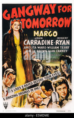 GANGWAY FOR TOMORROW, bottom from left: Robert Ryan, John Carradine ...