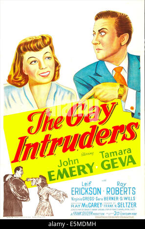 THE GAY INTRUDERS, from left: Tamara Geva, John Emery, 1948. ©20th Century-Fox Film Corporation ...