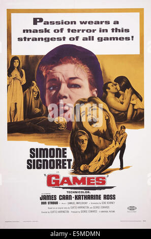 GAMES, Simone Signoret, 1967 Stock Photo - Alamy