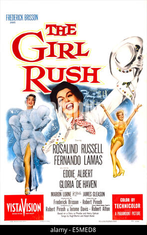 THE GIRL RUSH, Rosalind Russell, 1955 Stock Photo - Alamy