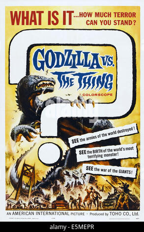 GODZILLA VS. MOTHRA (aka GOJIRA VS. MOSURA), from left: Mothra ...