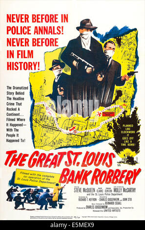 THE GREAT ST. LOUIS BANK ROBBERY, Steve McQueen, 1959 Stock Photo - Alamy