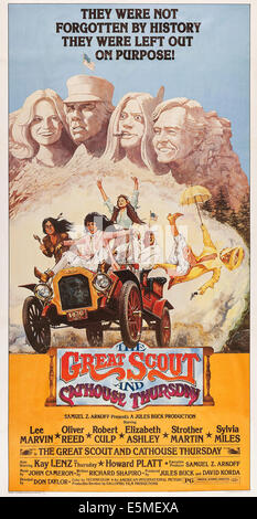 THE GREAT SCOUT AND CATHOUSE THURSDAY, from left: Lee Marvin, Oliver ...