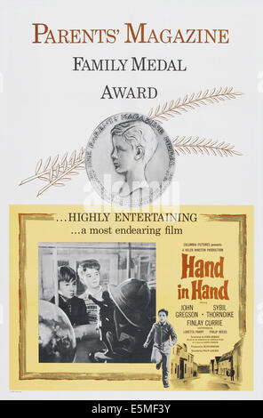 HAND IN HAND, Loretta Parry, Philip Needs, 1960 Stock Photo - Alamy