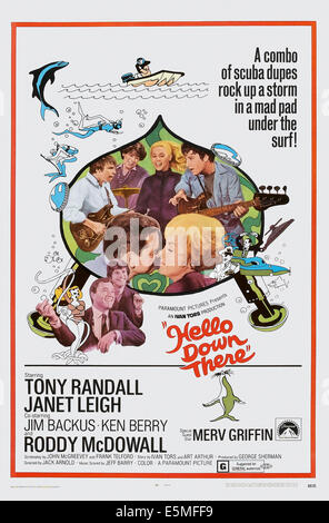 HELLO DOWN THERE, Tony Randall, 1969 Stock Photo - Alamy