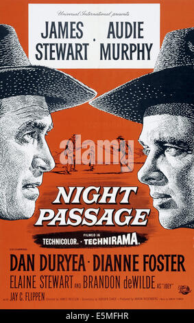 NIGHT PASSAGE, Audie Murphy, 1957 Stock Photo - Alamy