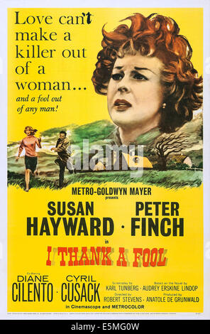 I THANK A FOOL, Susan Hayward, 1962 Stock Photo - Alamy