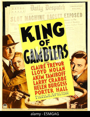 KING OF GAMBLERS, from left: Lloyd Nolan, Cecil Cunningham, Evelyn ...