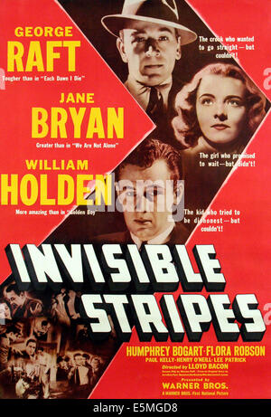 INVISIBLE STRIPES, William Holden, George Raft, 1939 Stock Photo - Alamy