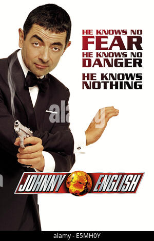 JOHNNY ENGLISH, Rowan Atkinson, 2003, (c) Universal/courtesy Everett ...