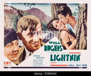 LIGHTNIN' IN THE FOREST, from left: Jerry Jerome, Donald Barry, Adrian ...