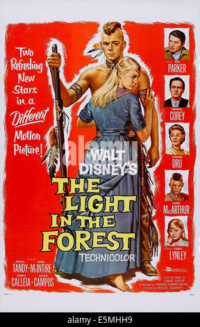 THE LIGHT IN THE FOREST, Carol Lynley, James MacArthur, 1958 Stock ...