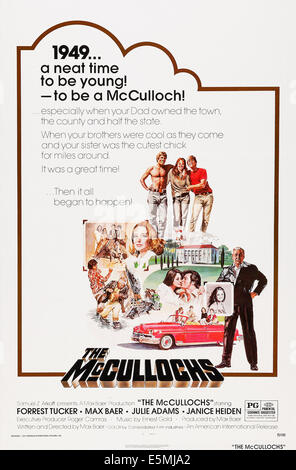 THE MCCULLOCHS, from left: Janice Heiden, Max Baer Jr., 1975 Stock ...