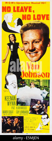 NO LEAVE, NO LOVE, from left: Jack Norton, Keenan Wynn, Van Johnson ...