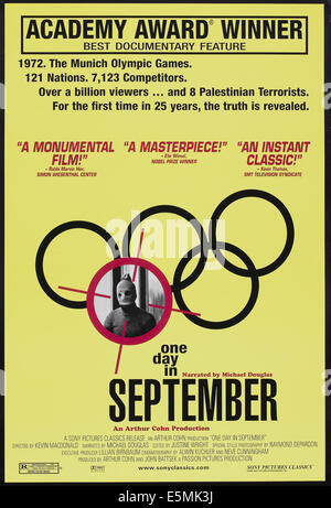 ONE DAY IN SEPTEMBER, a 1999 documentary on the 1972 Olympics terrorist ...