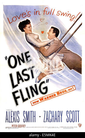 HER LAST FLING, US poster art, 1976 Stock Photo - Alamy