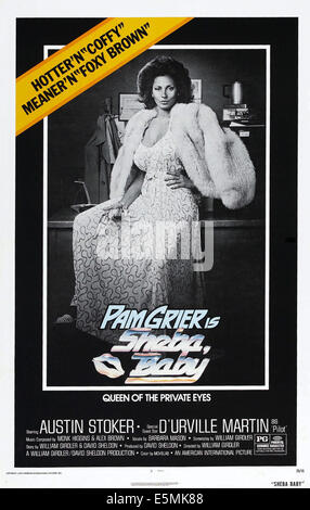 SHEBA, BABY, US poster, Pam Grier, 1975 Stock Photo - Alamy