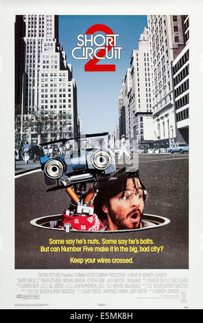 SHORT CIRCUIT 2, Johnny Five, 1988, ©TriStar Pictures/courtesy Everett ...