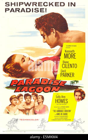 THE ADMIRABLE CRICHTON, (aka PARADISE LAGOON), from left: Cecil Parker ...