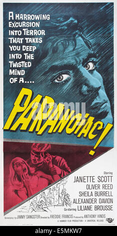PARANOIAC, Oliver Reed, 1963 Stock Photo - Alamy