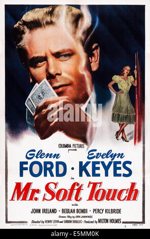MR. SOFT TOUCH, Evelyn Keyes, Glenn Ford, 1949 Stock Photo - Alamy