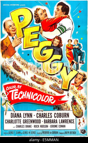 PEGGY, Rock Hudson, 1950 Stock Photo - Alamy