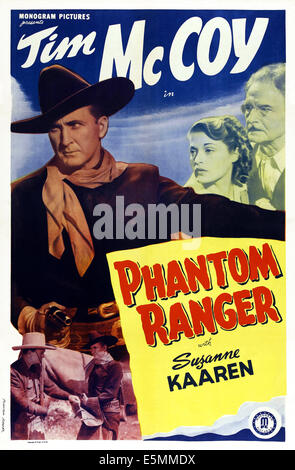 THE PHANTOM RANGER, Tim McCoy, 1938 Stock Photo - Alamy