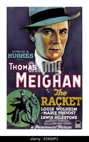 THE RACKET, Thomas Meighan, 1928 Stock Photo - Alamy