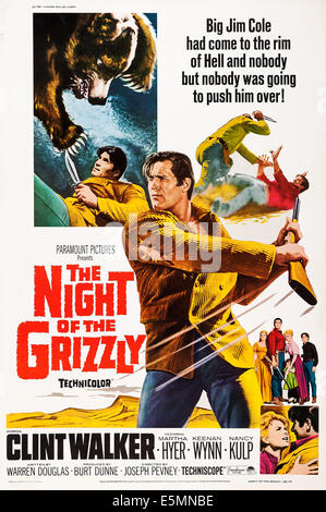 CLINT WALKER, THE NIGHT OF THE GRIZZLY, 1966 Stock Photo - Alamy