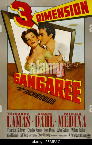 SANGAREE, from left, Arlene Dahl, Fernando Lamas, 1953 Stock Photo - Alamy