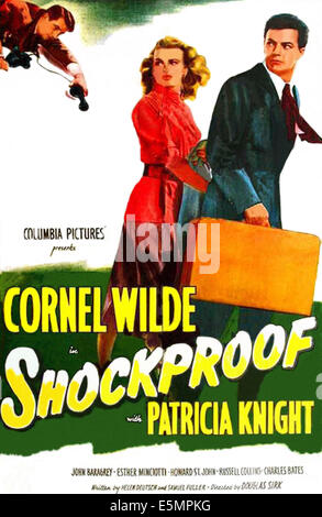 SHOCKPROOF, Patricia Knight, Cornel Wilde, 1949 Stock Photo - Alamy