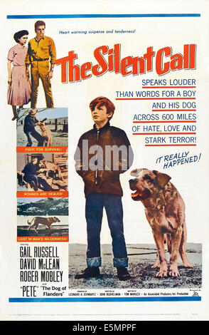 THE SILENT CALL, David McLean, Roger Mobley, 1961, (c) 20th Century Fox ...