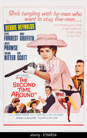 The Second Time Around a 1961 Western Comedy film starring Debbie ...