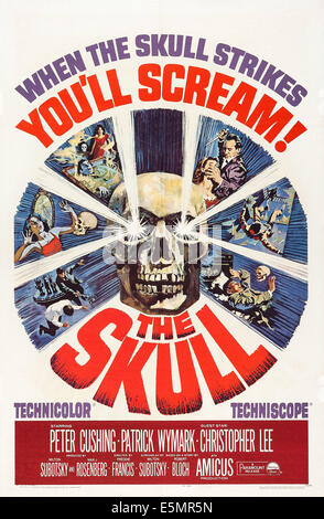 THE SKULL, Peter Cushing, 1965 Stock Photo - Alamy