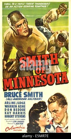 SMITH OF MINNESOTA, from left, Arline Judge, Bruce Smith, 1942 Stock ...