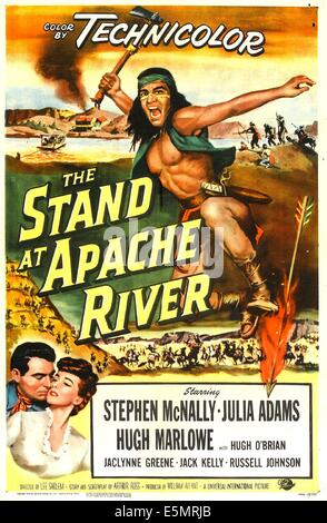 THE STAND AT APACHE RIVER, Stephen McNally, 1953 Stock Photo - Alamy