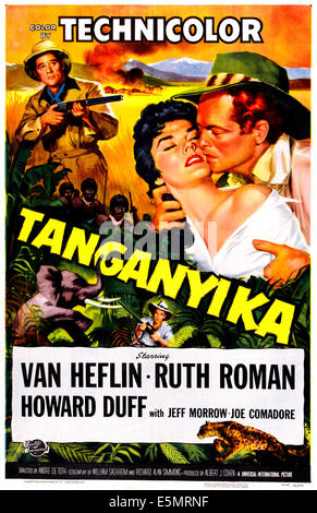 TANGANYIKA, Van Heflin, 1954 Stock Photo - Alamy
