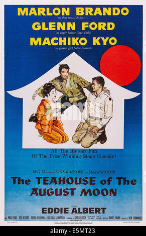 THE TEAHOUSE OF THE AUGUST MOON, from left, Marlon Brando, Miyoshi ...