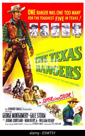 THE TEXAS RANGERS, George Montgomery, 1951 Stock Photo - Alamy