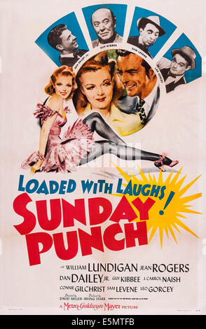 SUNDAY PUNCH, from left, Leo Gorcey, J. Carroll Naish, Sam Levene, 1942 ...
